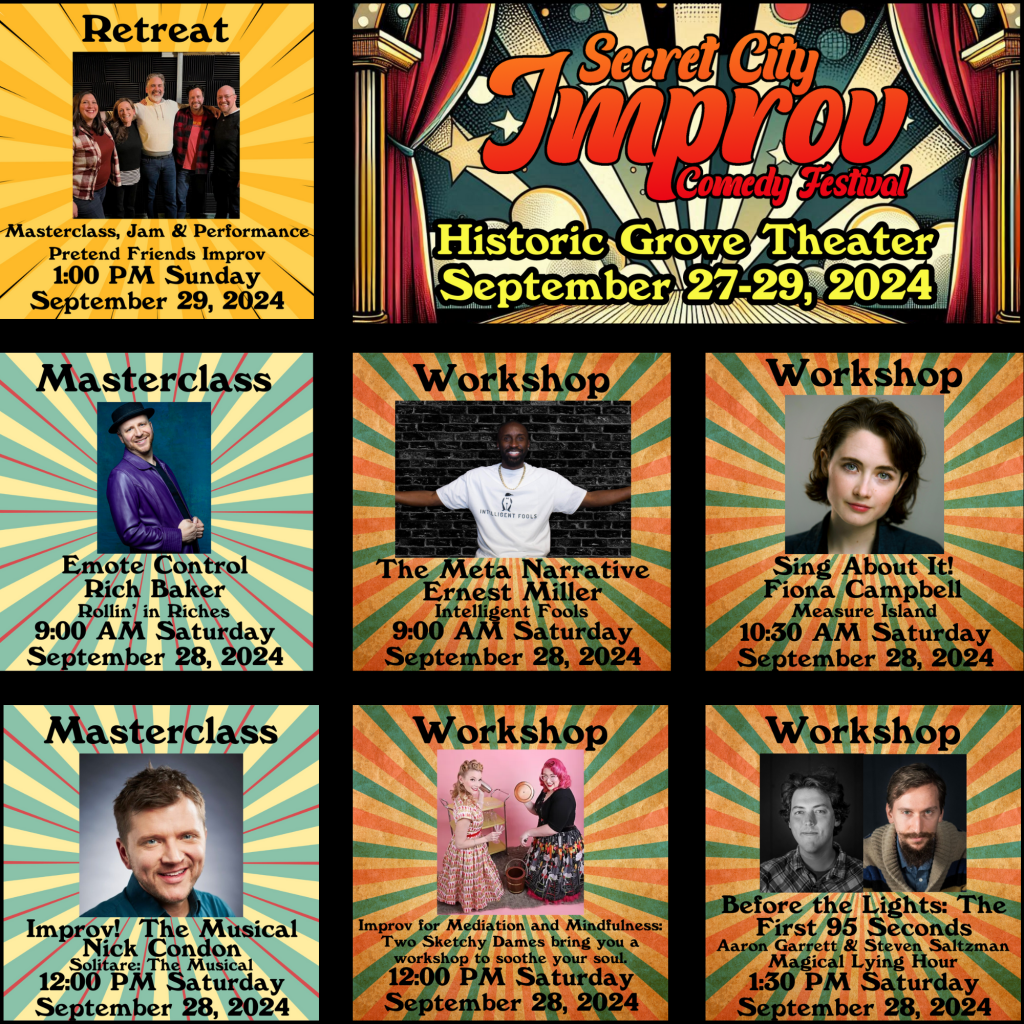 Secret City Improv Comedy Festival – September 27-29, 2024 | The ...